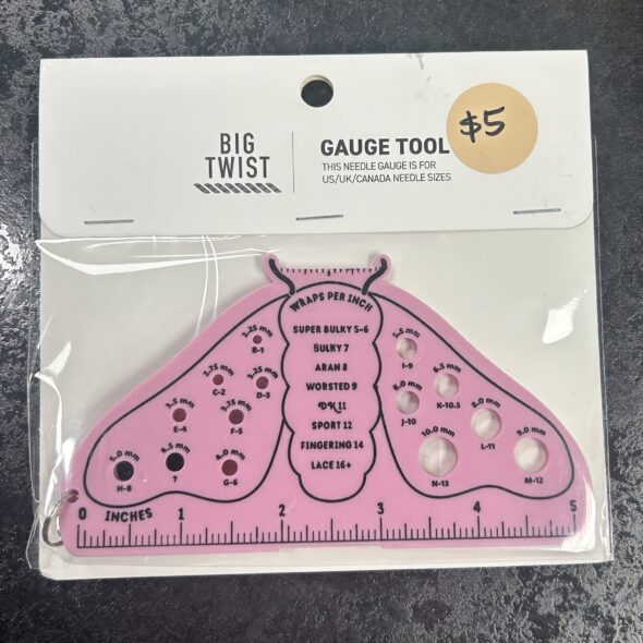 Big Twist Gauge Tool - The Yarny Way